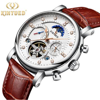 China KINYUED Custom Logo Men Watch Automatic Mechanical Wrist Watch Chinese Mechanical Watch Movement for sale