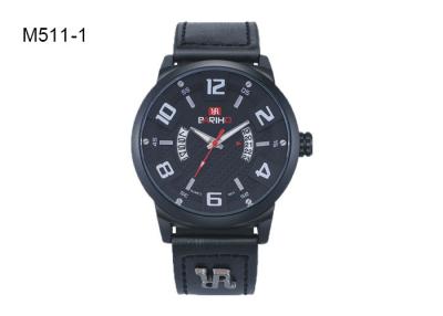 China BARIHO Men's Quartz Watch Sport PU Leather Waterproof  Mens Watch M511 for sale