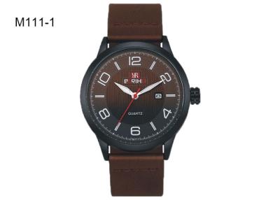 China BARIHO Men's Quartz Watch  Fashion PU Leather Band Men Wrist Waterproof Watch M111 for sale