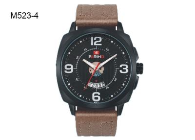 China BARIHO Water Proof Men's Quartz Watch Cheap High Quality Fashion Leather Band  M523 for sale