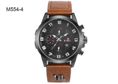 China BARIHO Men's Quartz Watch  6-Pin Multifunctional Chronograph Date Wristwatch M554 for sale