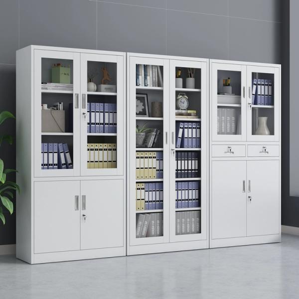 Quality 4 Door Free Standing Filing Cabinet Cupboard Storage Cabinet Stalinite Showcase for sale