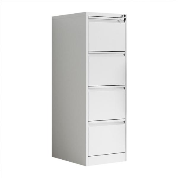 Quality 4-Drawer Modern Steel Office Furniture Key Lock Adjustable File Cabinet for for sale