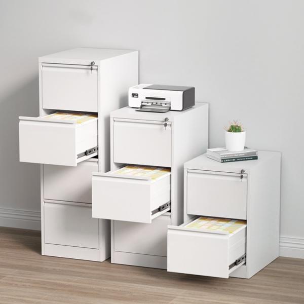Quality 4-Drawer Modern Steel Office Furniture Key Lock Adjustable File Cabinet for for sale