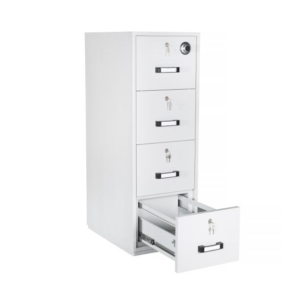 Quality Individual Key Lock 4-Drawer Steel File Cabinet Fireproof and Explosion for sale