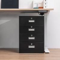 Quality Hot Sales 4-Drawer Small Steel Filing Cabinet Adjustable Home Office Workshop for sale