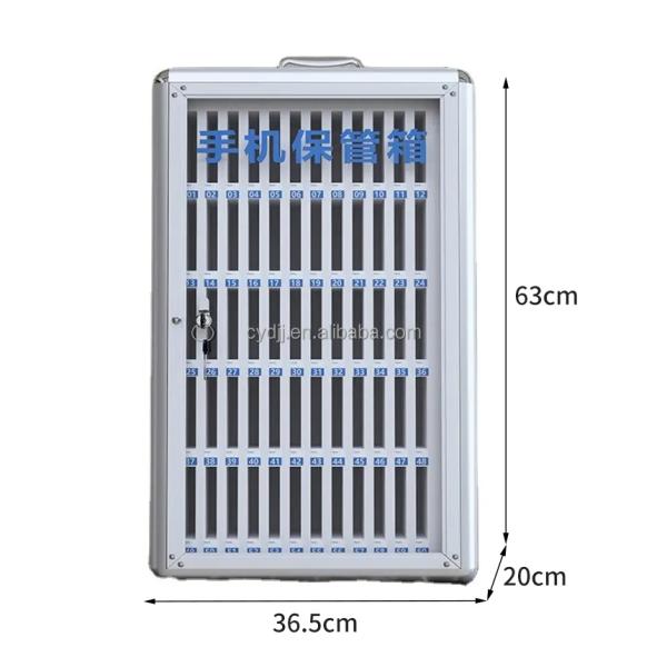 Quality Aluminum Cell Phone Storage Box Pocket Mobile Phone Locker Storage Cabinet  60 Slots  Cells for Classroom School Office for sale
