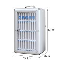 Quality Transparent Lockable Mobile Phone Storage Box Aluminium 36 Cell Positions for sale