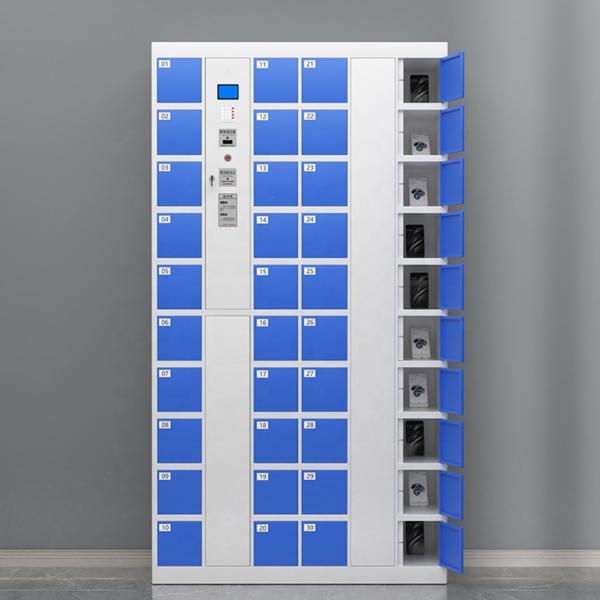Quality Convenient & Secure 40-Slot Steel Mobile Phone Locker Cabinet With Combination for sale