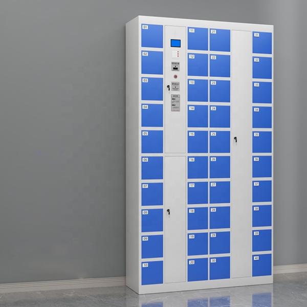 Quality Convenient & Secure 40-Slot Steel Mobile Phone Locker Cabinet With Combination for sale