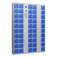 Quality Modern 50-Door Metal Phone Storage Cabinet Intelligent System Barcode Locker for for sale
