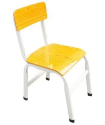 China Large Steel Frame Wood Seat School Chair for Students and Teachers for sale