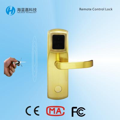 China 2016 hot selling golden keypad door lock with remote with good price for sale