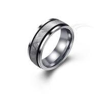China Elegance Limited Edition Tungsten Meteorite Ring 4mm Width Modern for sale