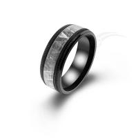 China Custom Sizing  Black Tungsten Wedding Bands Simple And Classical for sale