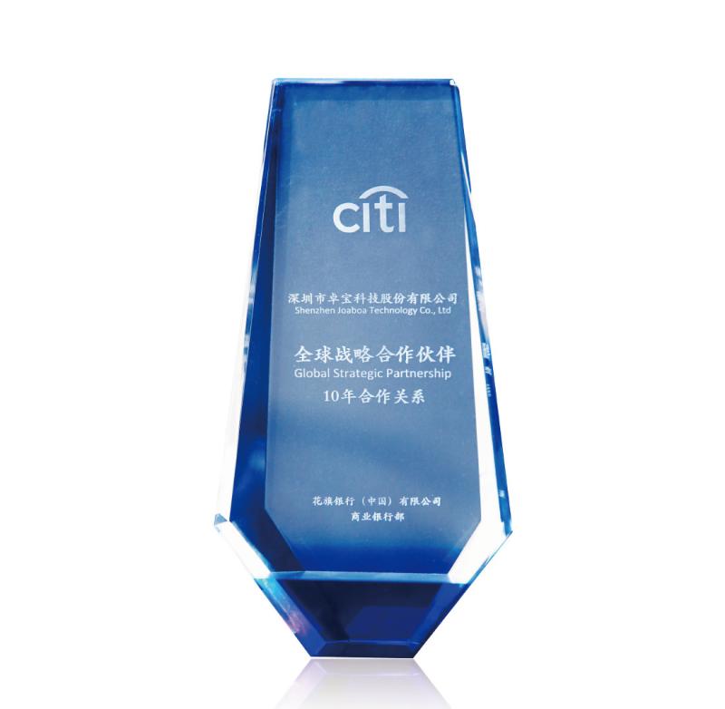 Citibank 10-Year Global Strategic Partner - Shenzhen Joaboa Technology Co., Ltd