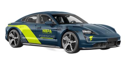 Cina Yellow Stripe PE Coated Digitally Automotive Vinyl Wrap Rolls Substitute To MPI 1105 in vendita