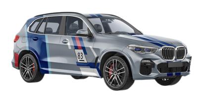 Cina Racer 83 Custom Car Wrap Vinyl 160g Double PE Coated Vehicle Wrap Bubble Free in vendita