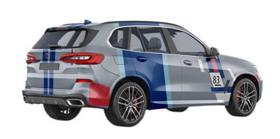 Cina Racer 83 Custom Car Wrap Vinyl 160g Double PE Coated Vehicle Wrap Bubble Free in vendita