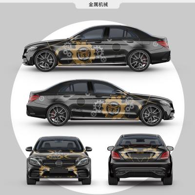 中国 注文車のフィルムを変える金属の機械類車の覆いのビニールのフィルムのデジタル色 販売のため