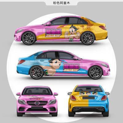 China Van de de Afficheauto van de PinkAstrojongen van de de Omslag de Vinylfilm van de het Legermilitair Omslag van Design Printed Car Te koop