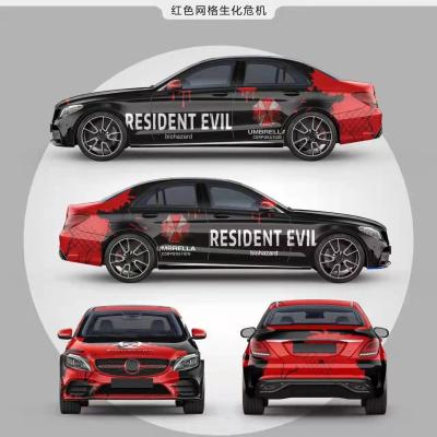 China Resident Evil-van de de Omslag Vinylfilm van de Afficheauto Veelvoudige Ontwerp Aangepaste de Autoomslag Te koop