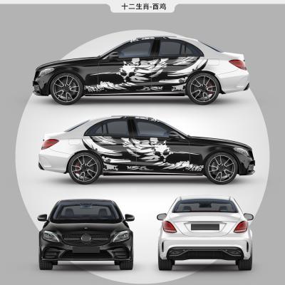 China Chinese Zodiac- van de het Lichaamssticker van de Haanauto de Omslagfilm 1.52*20m Grootte160g Gewicht Te koop