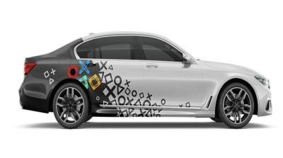 China Van de de Autoomslag van de meetkunde de Digitale Druk Vinyl Gepersonaliseerde Aanpassing Te koop