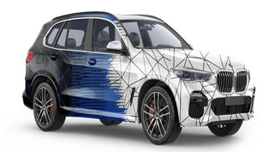 Cina Stampa solvente di Eco del quadrilatero di Matte Car Vinyl Wrap del film polimerico in tricromia del PVC in vendita
