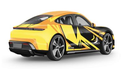 Cina Involucro premio di lucentezza della pista gialla e nera per il materiale polimerico monomerico dell'automobile in vendita