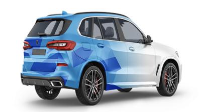 Cina Blocco nel colore del film dell'involucro dell'automobile del vinile di lucentezza di Gredient di due colori che cambia progettazione di DIY in vendita