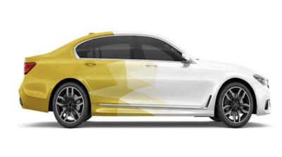 Cina Due l'automobile del vinile di lucentezza del blocchetto 2mil 3mil di colore avvolge il materiale polimerico del PVC in vendita