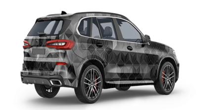 Cina L'illusione allinea il materiale dell'involucro del veicolo di 1.52m, rotolo polimerico del vinile dell'involucro dell'automobile in vendita