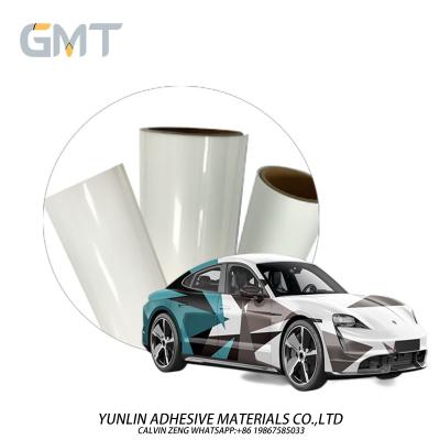 Cina Film a tre colori Grey Glue smontabile dell'involucro dell'automobile del vinile di lucentezza del triangolo 160g in vendita
