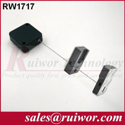 Cina scatola bianca/del nero di 44x44x16MM sicurezza di tirata con l'estremità magnetica adesiva del supporto dell'esposizione in vendita