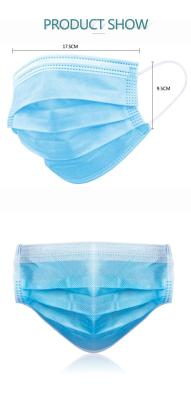 Cina Legame su tipo imballaggio sanitario virus medico eliminabile della maschera 17.5*9.5cm dell'anti in vendita