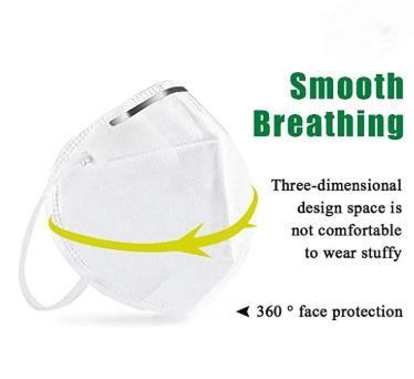 Cina PM2.5 maschera di polvere del filtrante KN95 17.5*11.5cm per esame medico respirabile in vendita