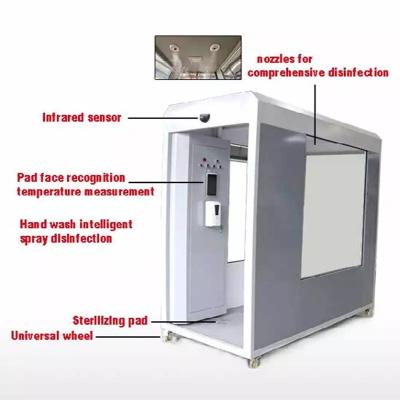 China AC220V de Deur van de de Temperatuurmeting van de stralingsdesinfectie Te koop