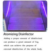 China Galvanized Temperature Measuring Atomizing Disinfection Door for sale