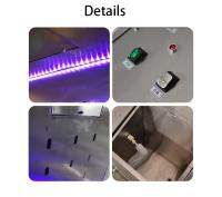 China Galvanized Temperature Measuring Atomizing Disinfection Door for sale