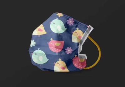 Cina Maschera di protezione non tessuta di 3 pieghe del fumetto respirabile eliminabile in vendita