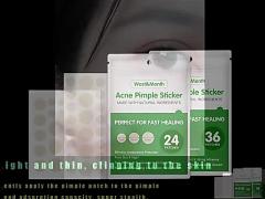 Silicone Gel Invisible Pimple Patch Tea Tree Oil Ultra Thin Concealing Anti Acne Patch