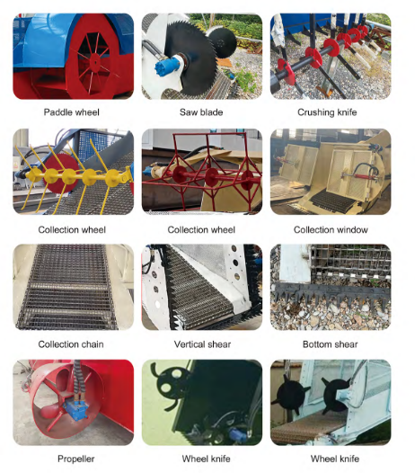 High efficiency and environmentally friendly mowing boat 3