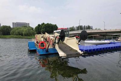 China 5km/H River Waterweed Weed Harvester Machine 105kw Weed Harvester Boat 10 Cubic for sale