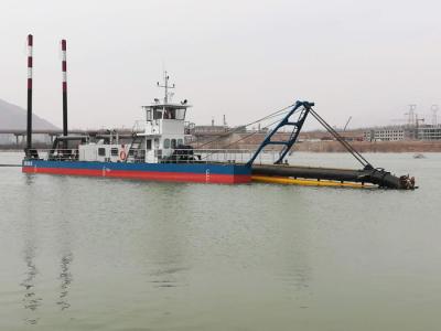 China Spud Carriage With Anchoring Booms 10 Inch Sand Dredging Vessel Designed For Dredging for sale