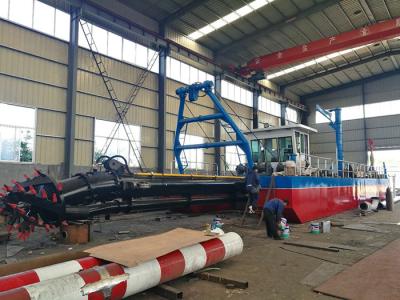 China 22inch Model Mud suction dredger ship 50kw 38 Meters Long Used For River Dredging for sale
