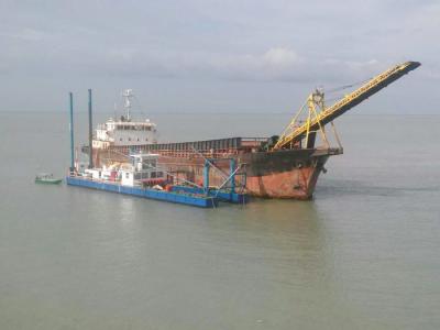 China 12m Dredging Depth Cutter Suction Dredge With 201Kw Engine And Centrifugal Pump for sale