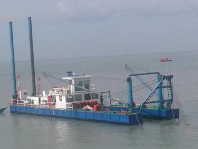 China 12m Dredging Depth Cutter Suction Dredge With 201Kw Engine And Centrifugal Pump for sale