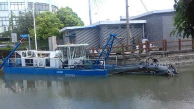 Cina Barca di dragaggio del fango da 6 pollici per dragaggio del fango nel fiume 16kw Dredger idraulico diesel in vendita