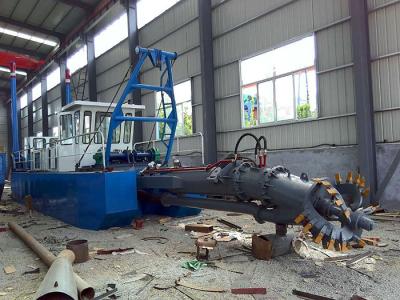 China 16kw Diesel Small Sand Dredging Ship 6 Inch  For Sand Dredging In River for sale